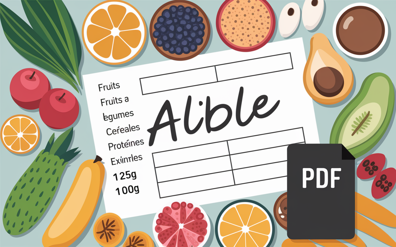 FODMAP : la liste complète des aliments autorisés en PDF pour un ...